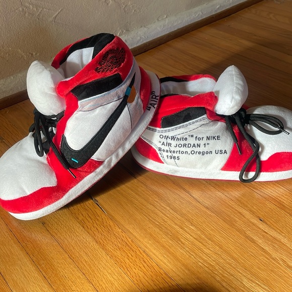 Shoes | Jordan X Off Virgil Abloh Unc Chicago Sneaker Slippers | Poshmark